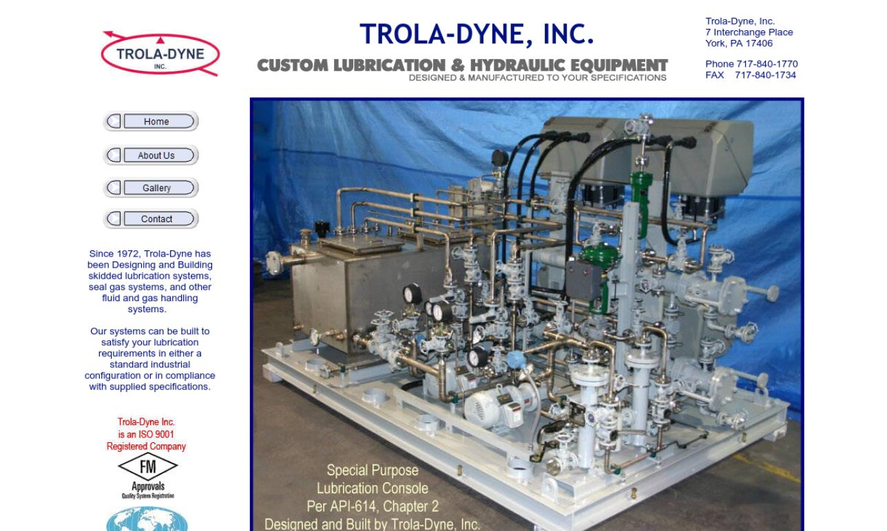 Trola-Dyne, Inc. | Lubricating Systems